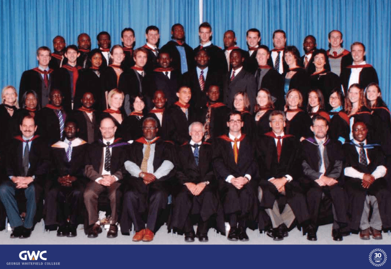 Alumni -Find Your year - George Whitefield College