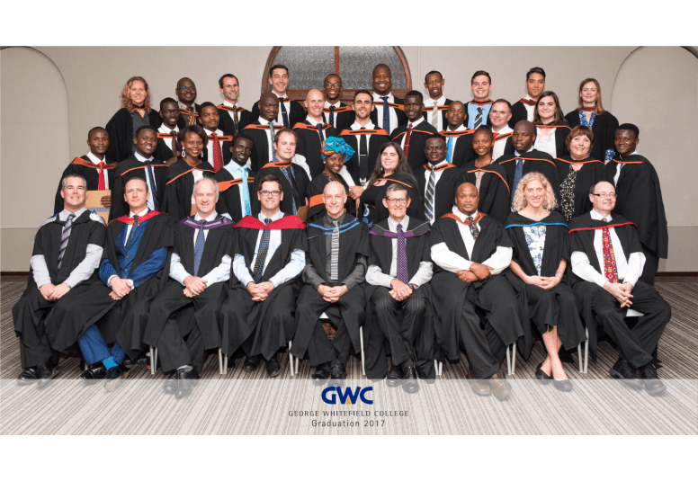 Alumni -Find Your year - George Whitefield College