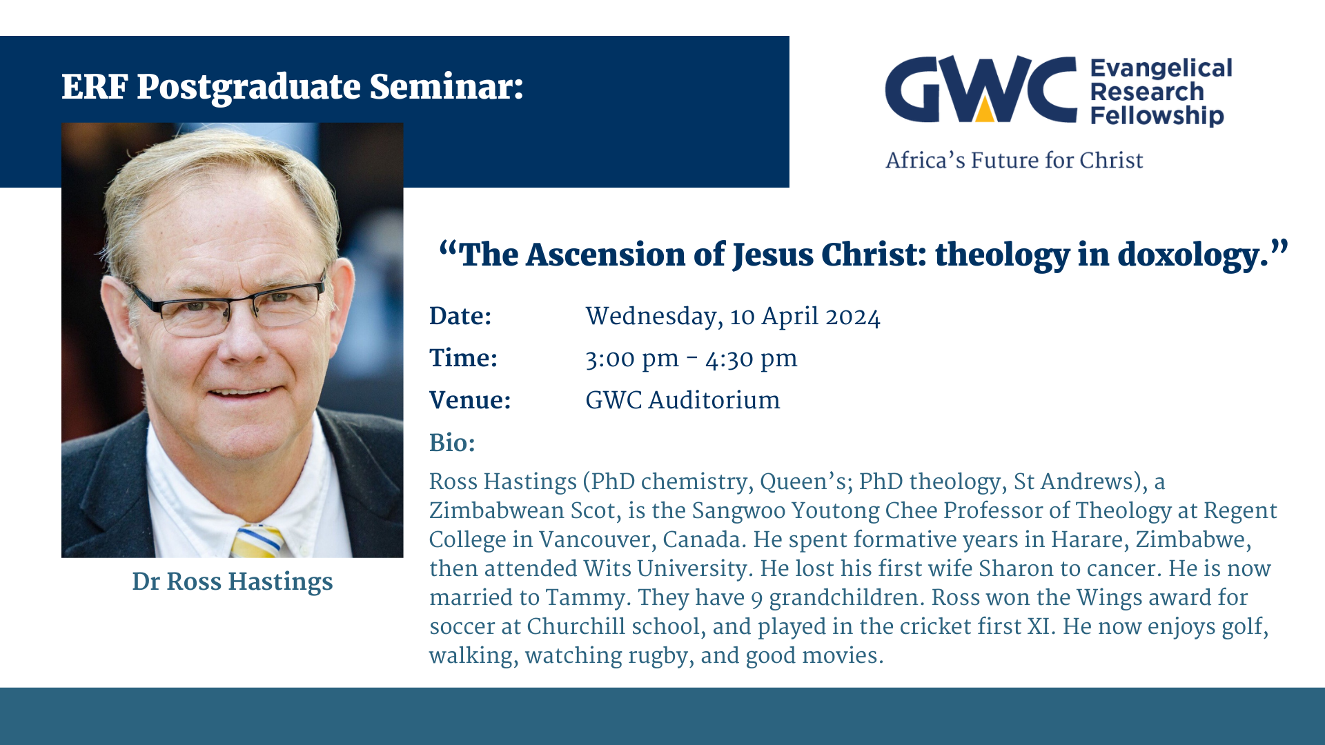 Events - George Whitefield College